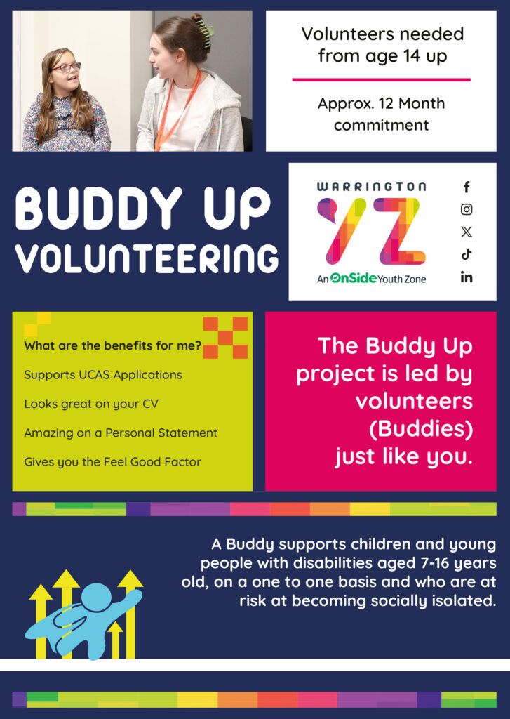 Buddy Up - Warrington Youth Zone