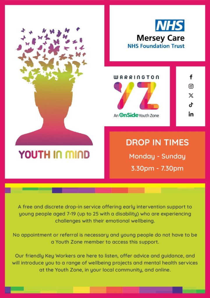 Youth In Mind - Warrington Youth Zone