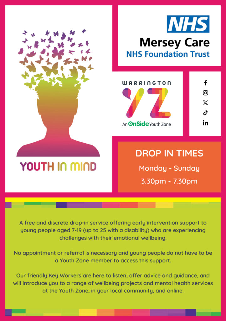 Youth In Mind - Warrington Youth Zone