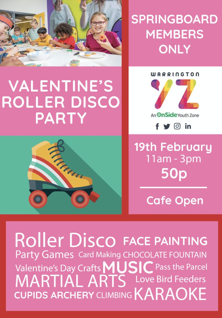 What's On - Warrington Youth Zone